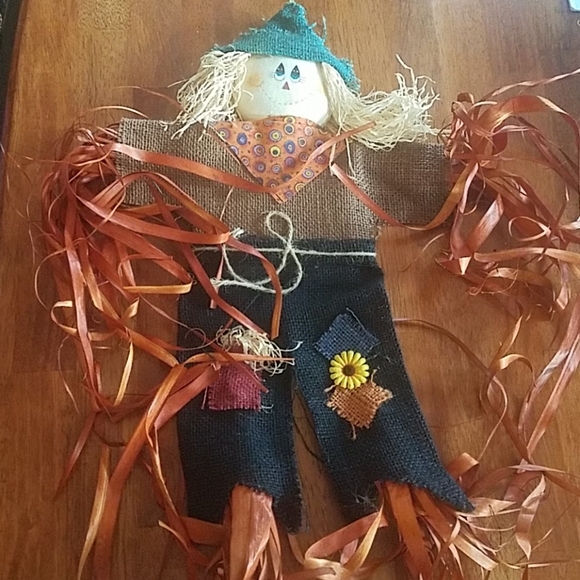 unknown | Holiday | Vintage Straw Scarecrow Fall Wall Decor | Poshmark